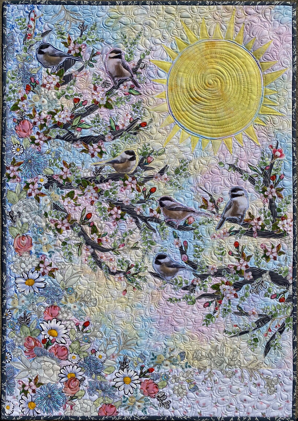 PAPER PATTERN for Sweet Tweets Quilt Chickadee Birds Apple - Etsy