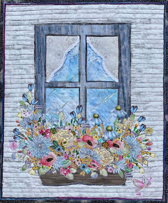 PAPER PATTERN for Room With A View Wallhanging Quilt Sun | Etsy