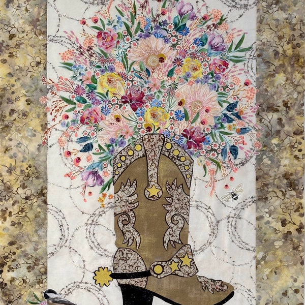 Boot Quilt Pattern - Etsy