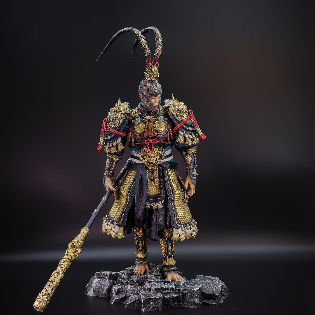 Black Myth Wukong Hand Painted High Quality Art Figure Statue Figurines ...