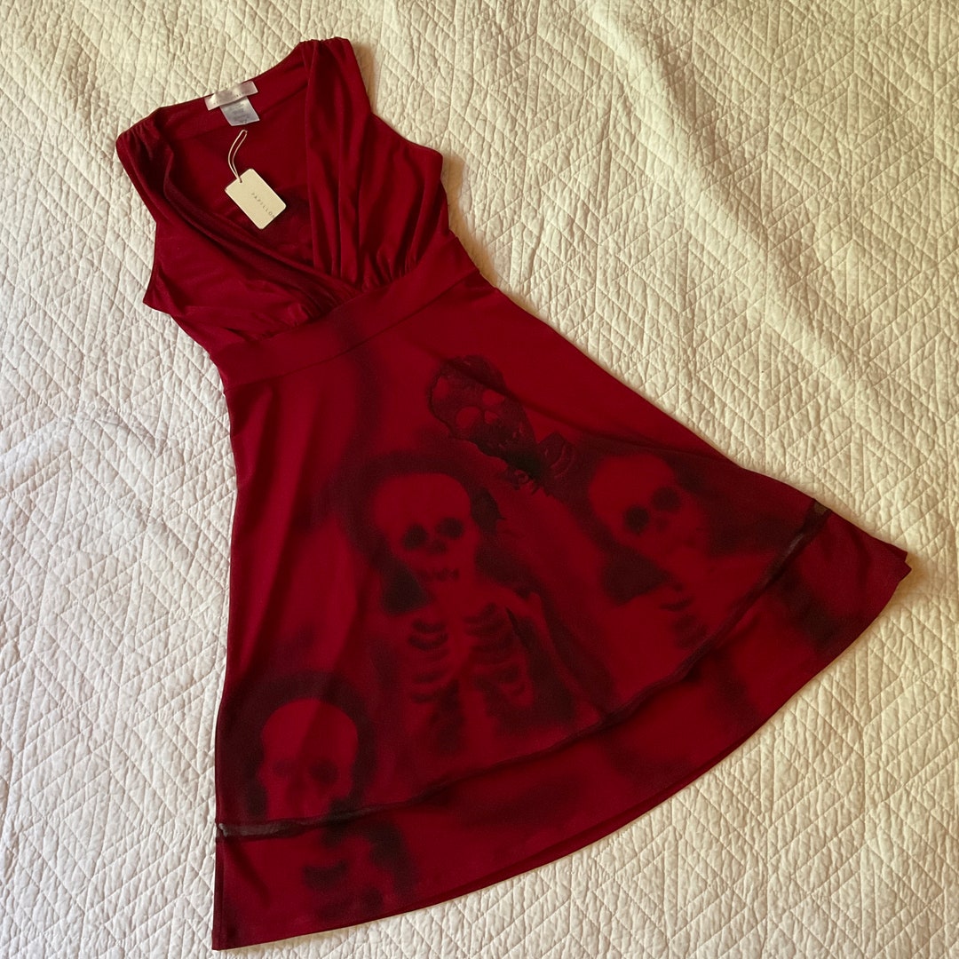 Halloween Day of the Dead Vampire Bride Costume Dress Womens Size XS 2 ...