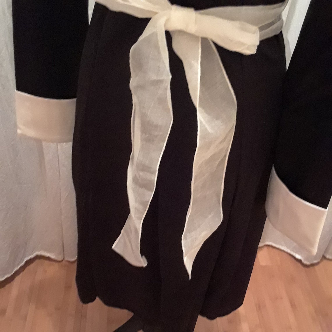 Diner Waitress Flo Alice 50 60s Look Black Dress Apron - Etsy