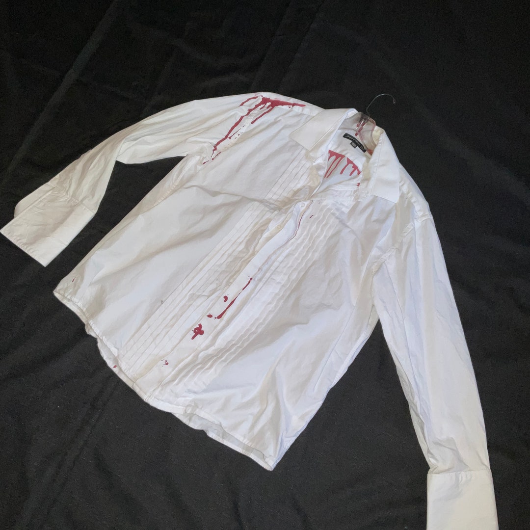 VAMPIRE Bloody Day of the Dead Mens TUX Shirt Halloween Costume Mens ...