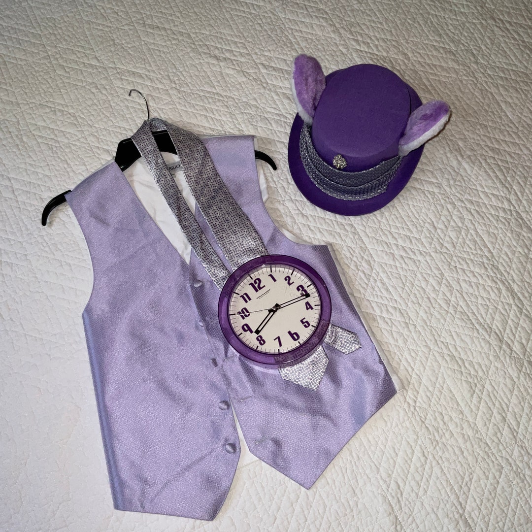 White Rabbit Vest ALICE in Wonderland COSTUME Mens Size S Small ...