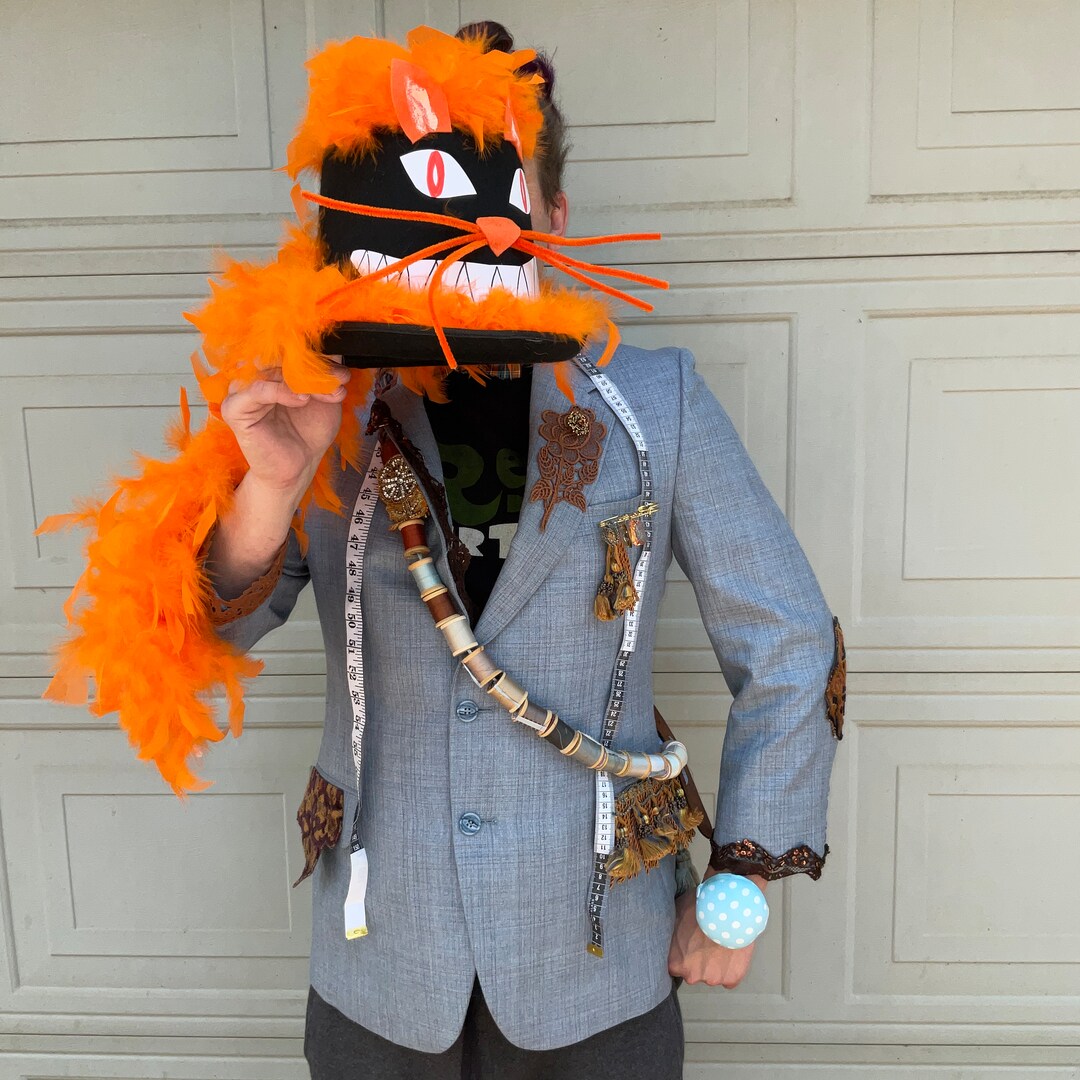 Mad Hatter Mens COSTUME Mens Size S Small Fantasy Unique Jacket HAT ...