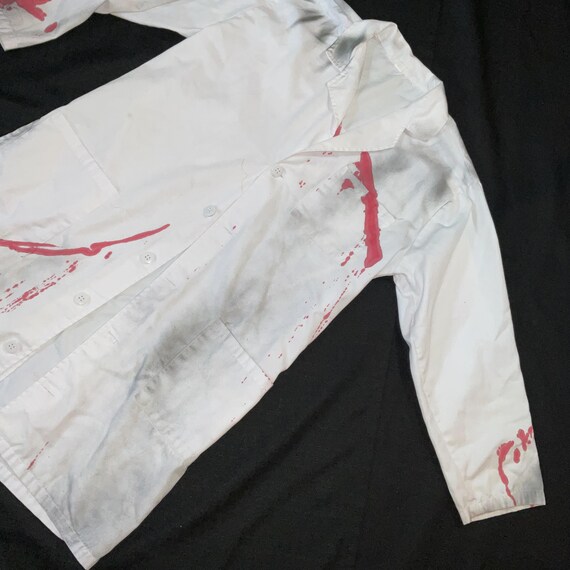 Bloody Mad Scientist Lab Coat Costume - Upcycled Hall… - Gem