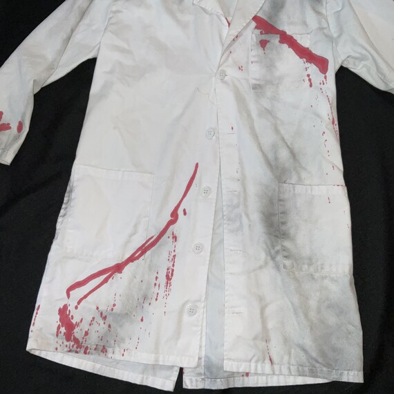 Bloody Mad Scientist Lab Coat Costume - Upcycled Hall… - Gem