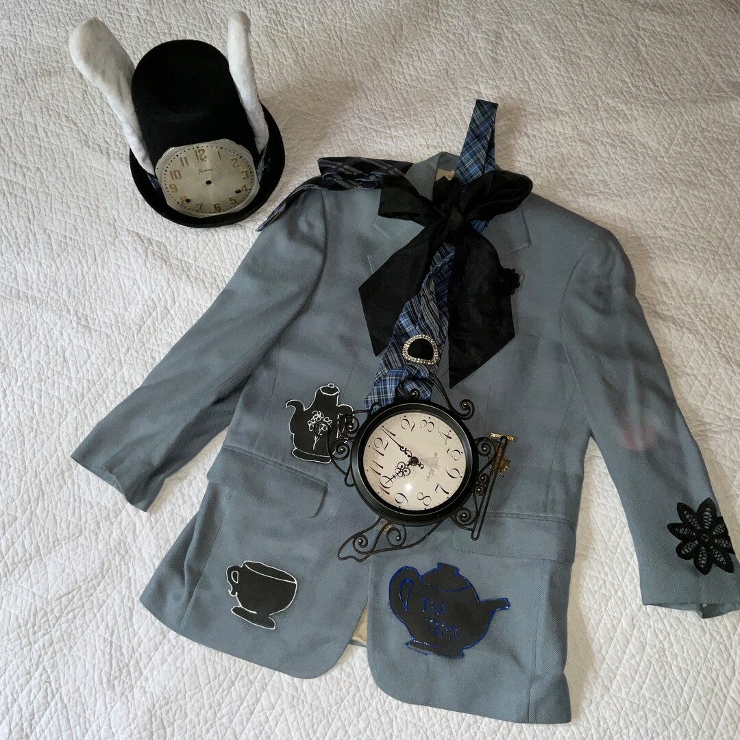 White Rabbit Jacket Alice in Wonderland COSTUME Men's Size Medium 44 ...