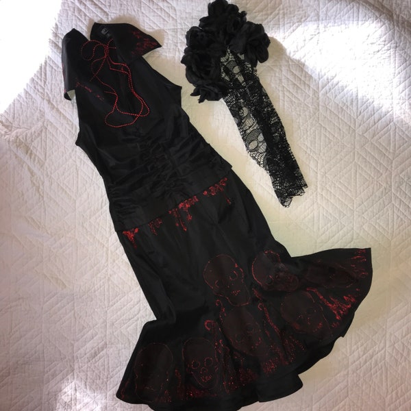 Sexy Dia De Los Muertos Costumes Etsy 0686