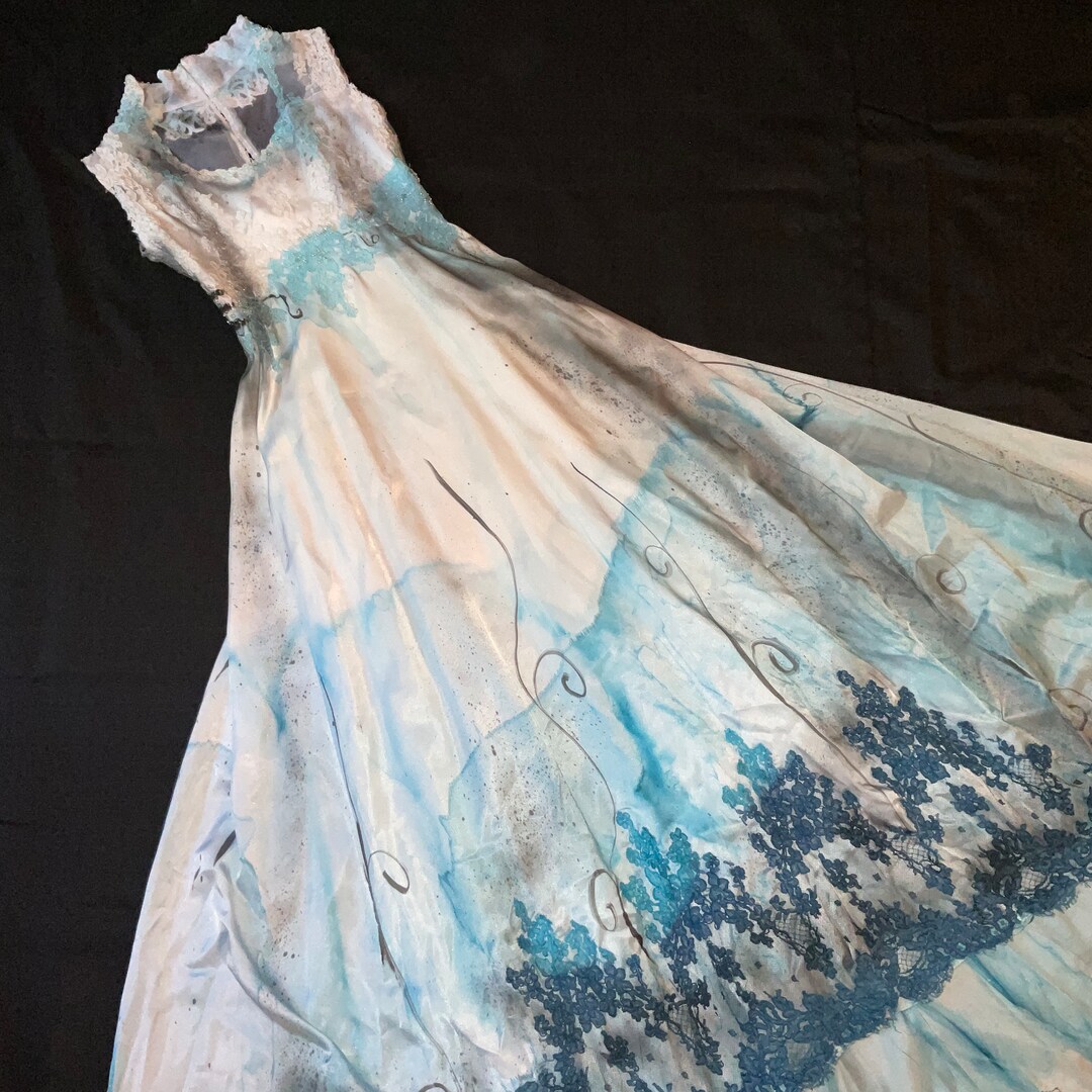 Emily Corpse Bride Costume Vintage 90s Wedding Dress Womens Size 2 4 ...