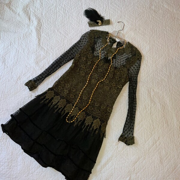 Lace Flapper Dress - Etsy