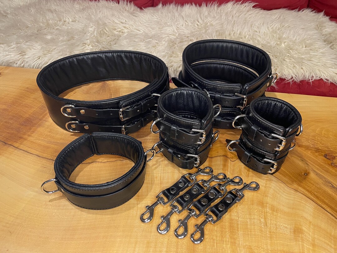 Made to Order Padded Leather Cuffs - Etsy