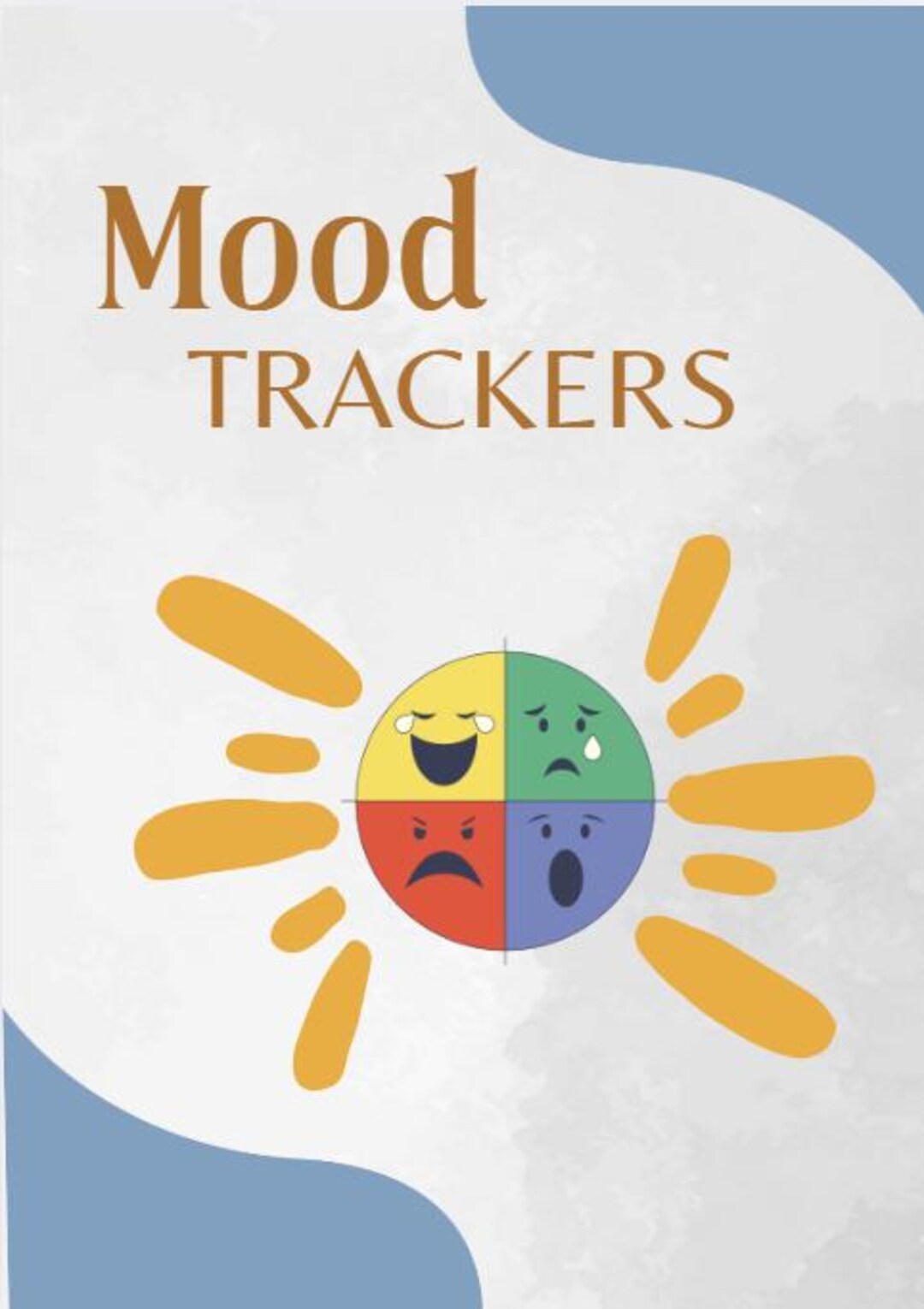 Mood Tracker Printable | Daily & Monthly Emotion Log | Self-reflection ...
