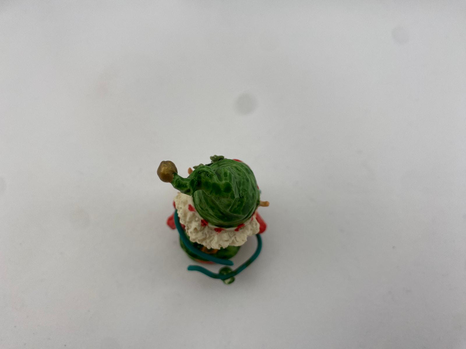 Vintage Enesco North Pole Village Elf Beamer Holding Christmas Lights ...