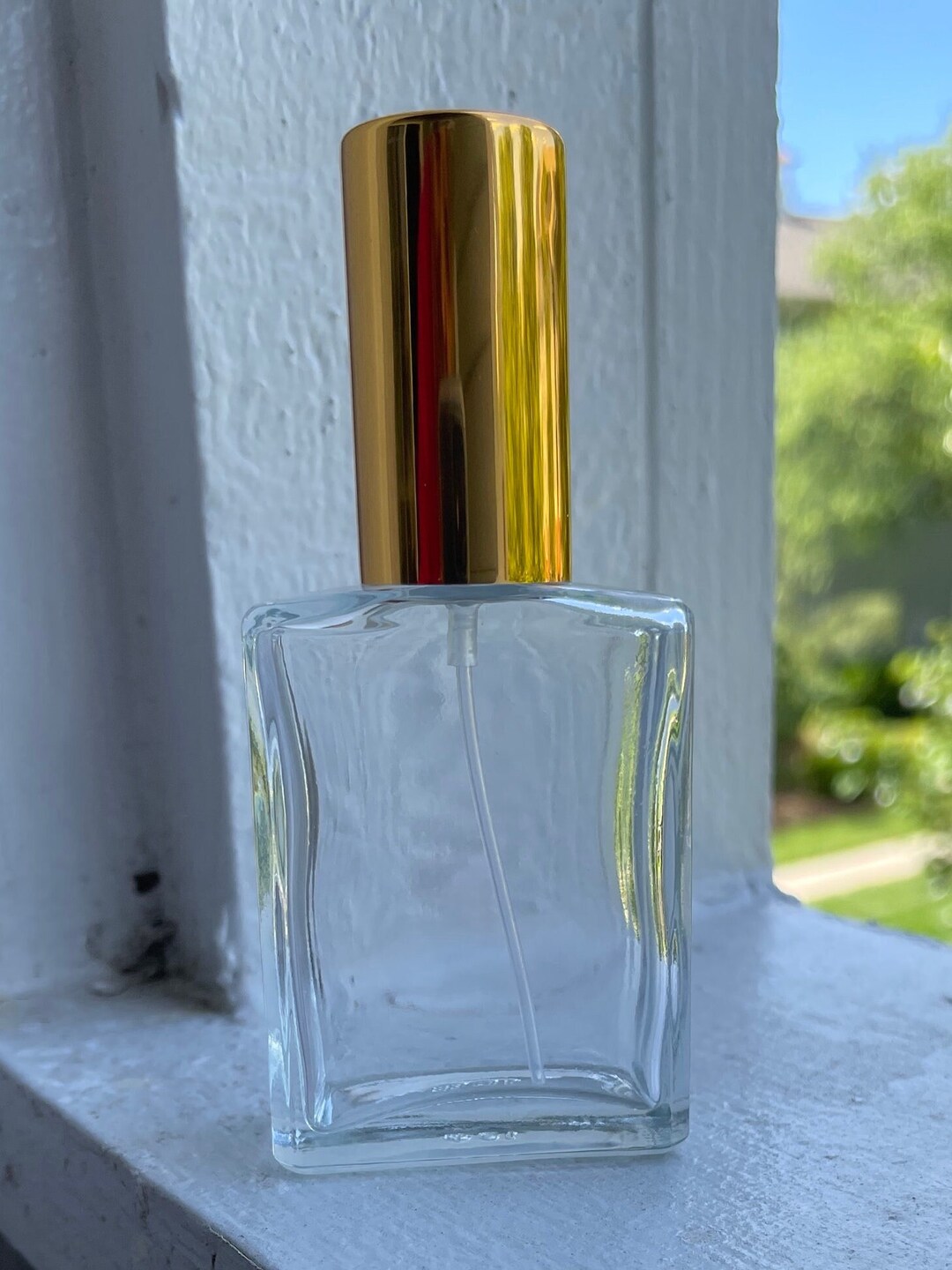 Empty Perfume Bottle, New Refillable Perfume Atomizer, Empty Glass Bottle Flat/rectangular ...