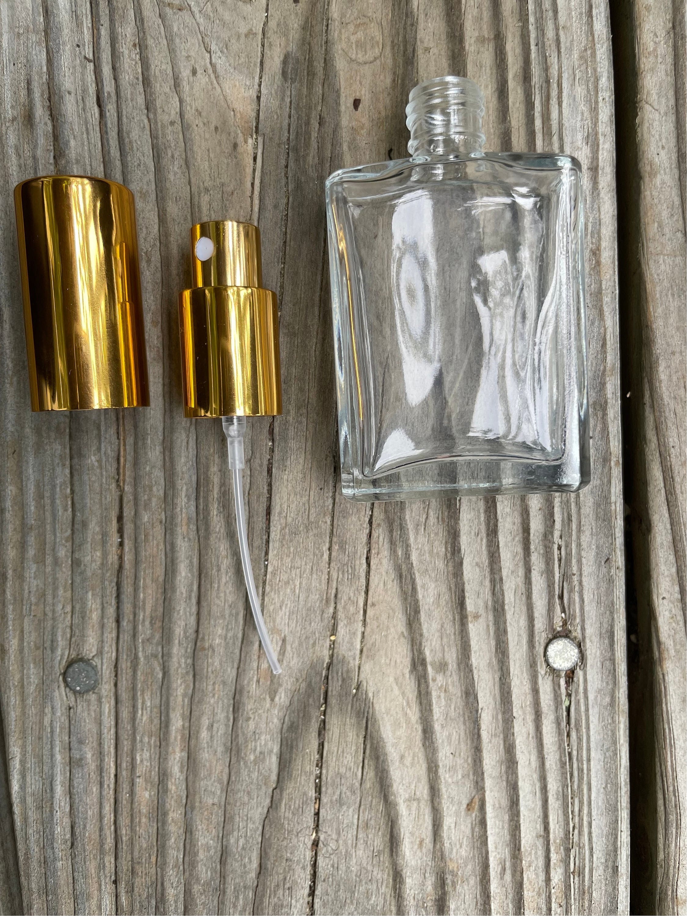 Empty Perfume Bottle, New Refillable Perfume Atomizer, Empty Glass Bottle Flat/rectangular ...