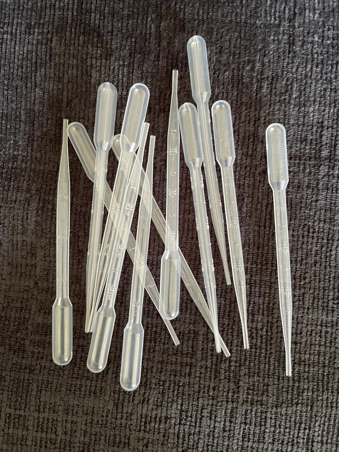 Plastic Droppers 50 Qty Disposable Pipettes 3 Ml to Measure & Transfer ...
