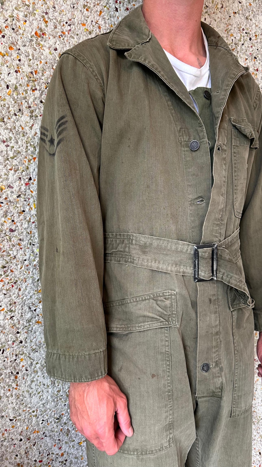 40s Vintage USMC HBT 13 Star Military Coveralls - Etsy