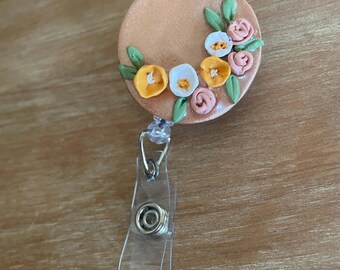 Handmade Polymer Clay Badge Reels - Etsy