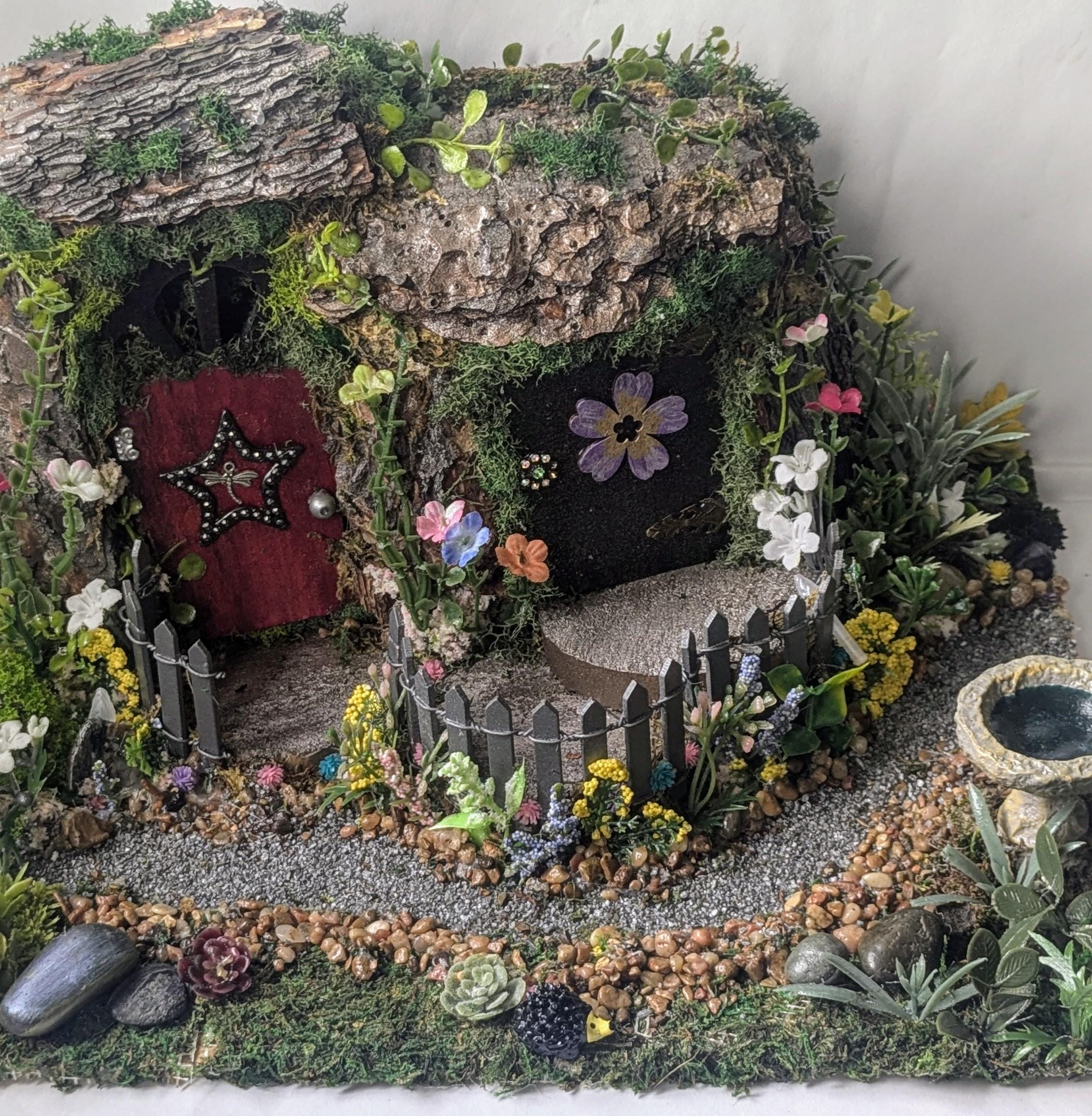 Starflower Sanctuary Fairy Home: Handmade Garden Decor - Etsy