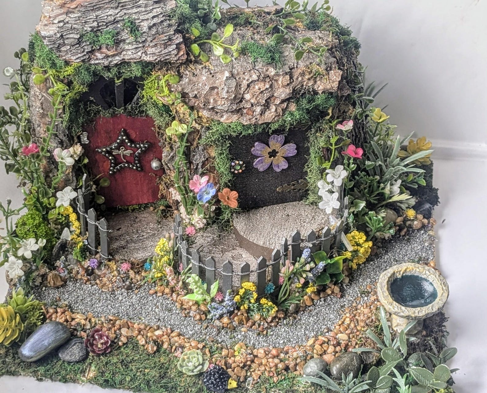 Starflower Sanctuary Fairy Home: Handmade Garden Decor - Etsy