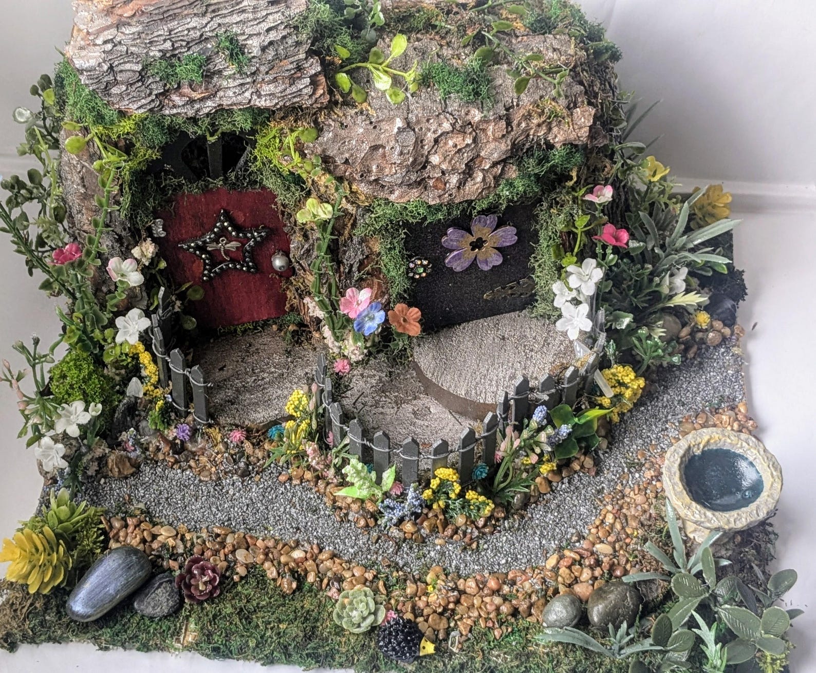 Starflower Sanctuary Fairy Home: Handmade Garden Decor - Etsy