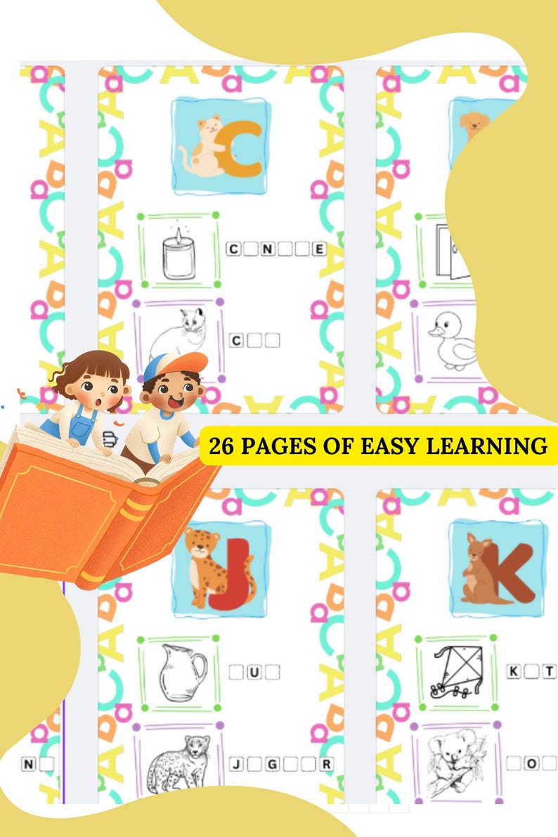 My First Alphabet Book - Etsy