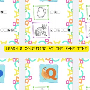 My First Alphabet Book - Etsy