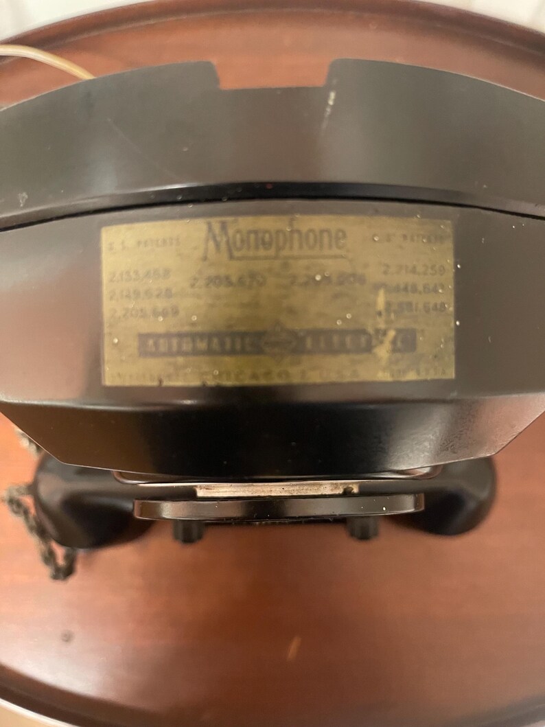Monophone Wall Telephone Automatic Electic Co. - Etsy