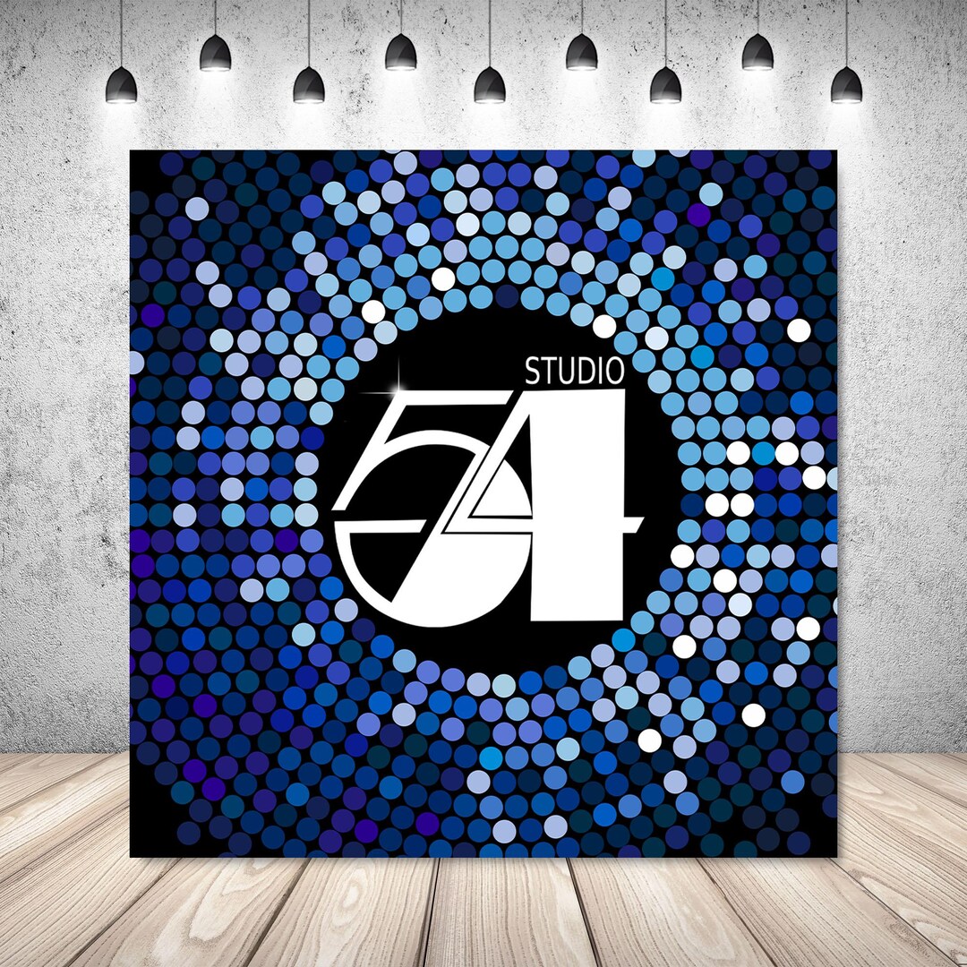 Studio 54 Birthday Party Backdrop for Photography 70s Disco 40th 50th ...