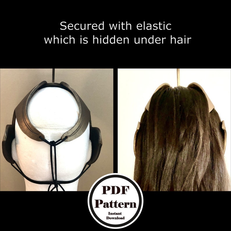 Elven Helm PDF Pattern for EVA Foam & Leather - Etsy