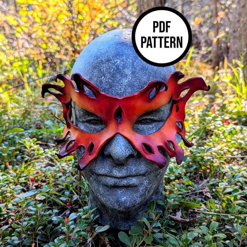 Fire Mask - Etsy