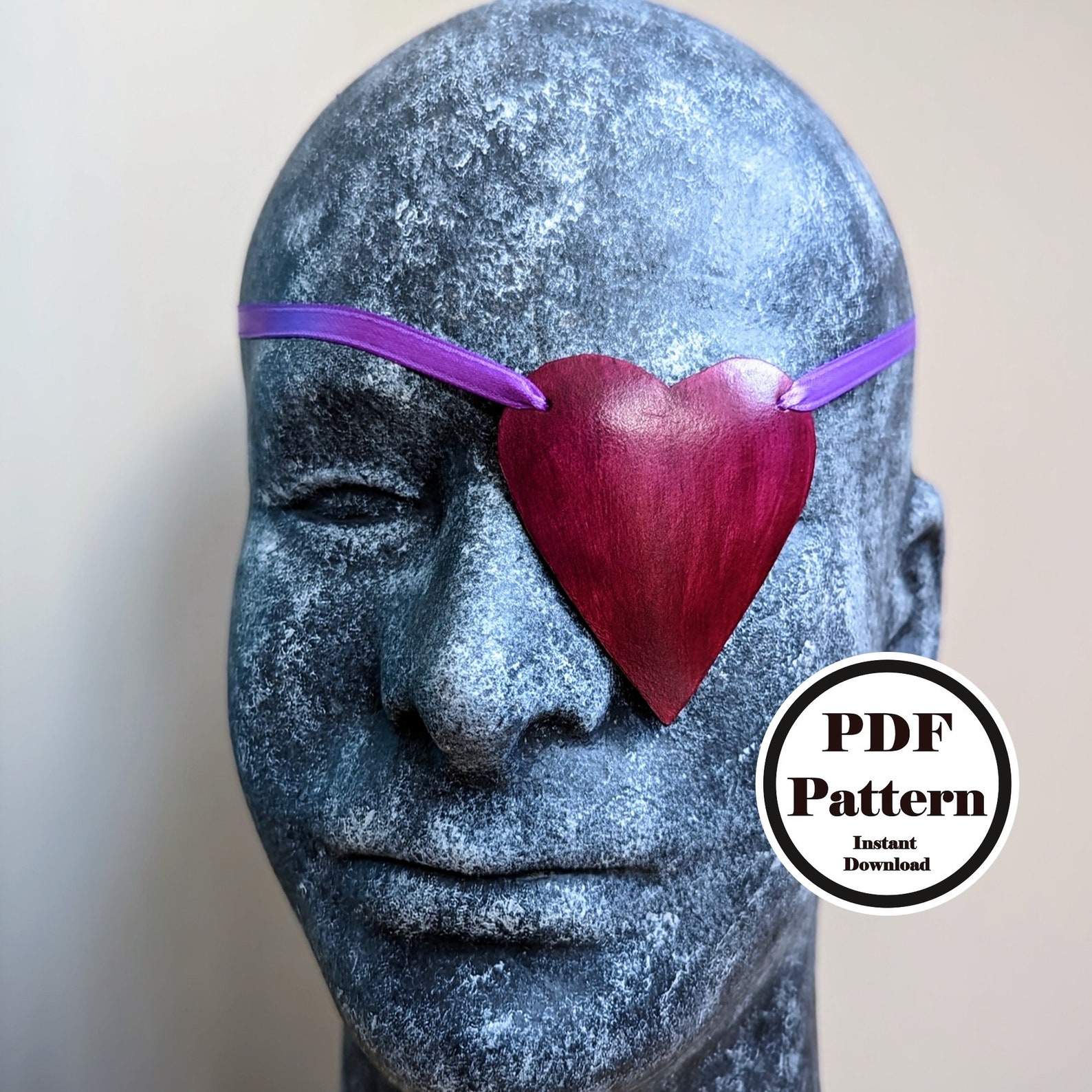 Eyepatch Pattern 5-pack PDF Pattern for Leather or Other Materials - Etsy