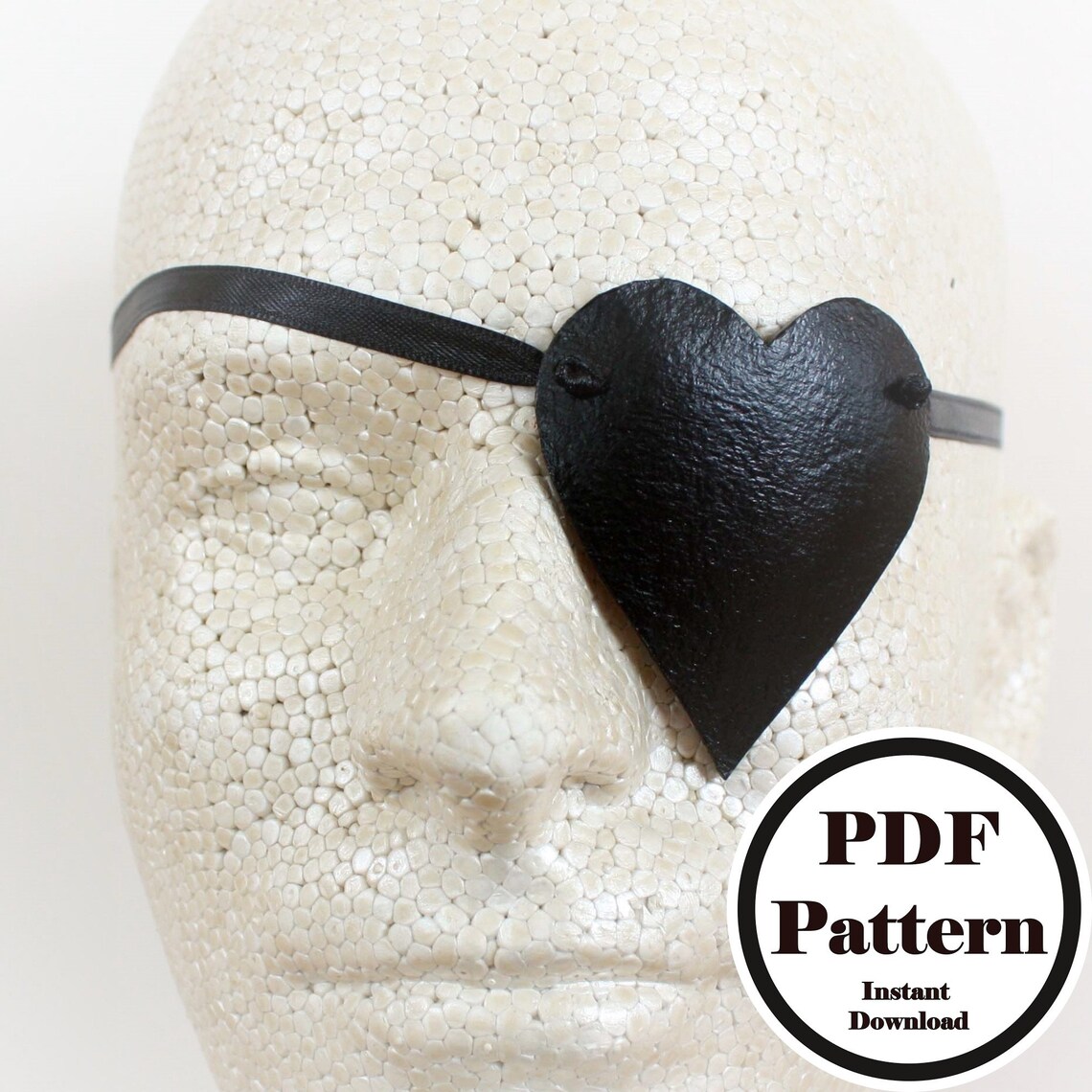 Eyepatch Pattern 5-pack PDF Pattern for Leather or Other - Etsy