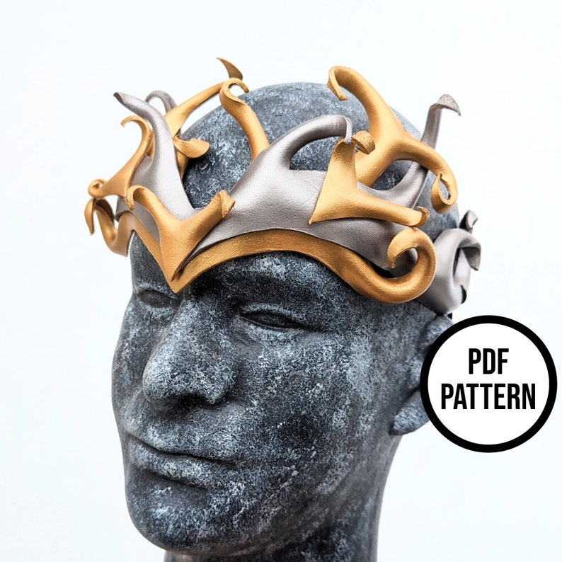 Leather Crown - PDF Pattern for Leather - Etsy