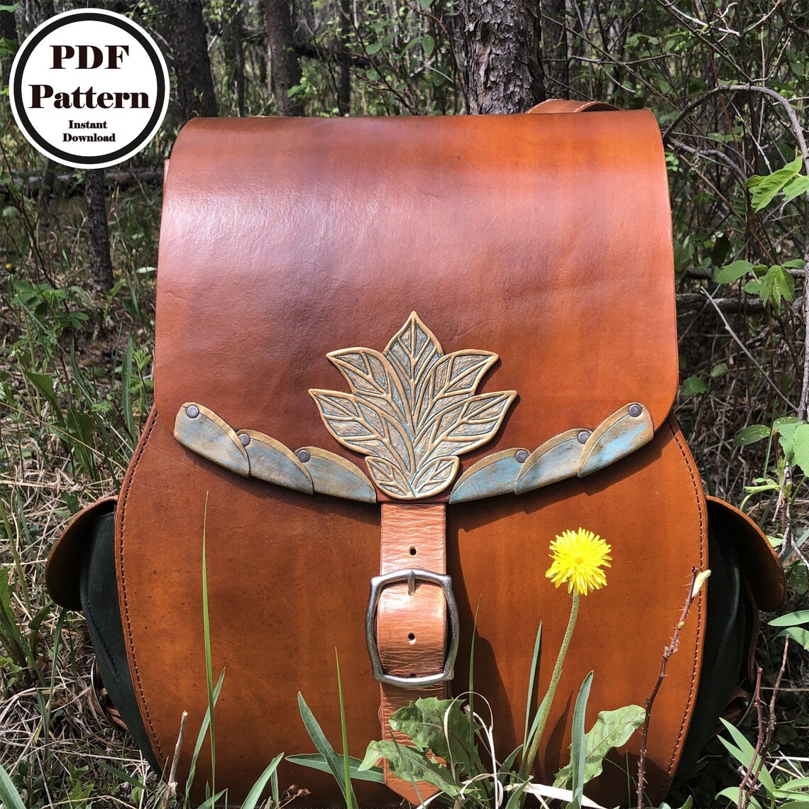 Hobbit Backpack PDF Pattern for Leatherwork - Etsy