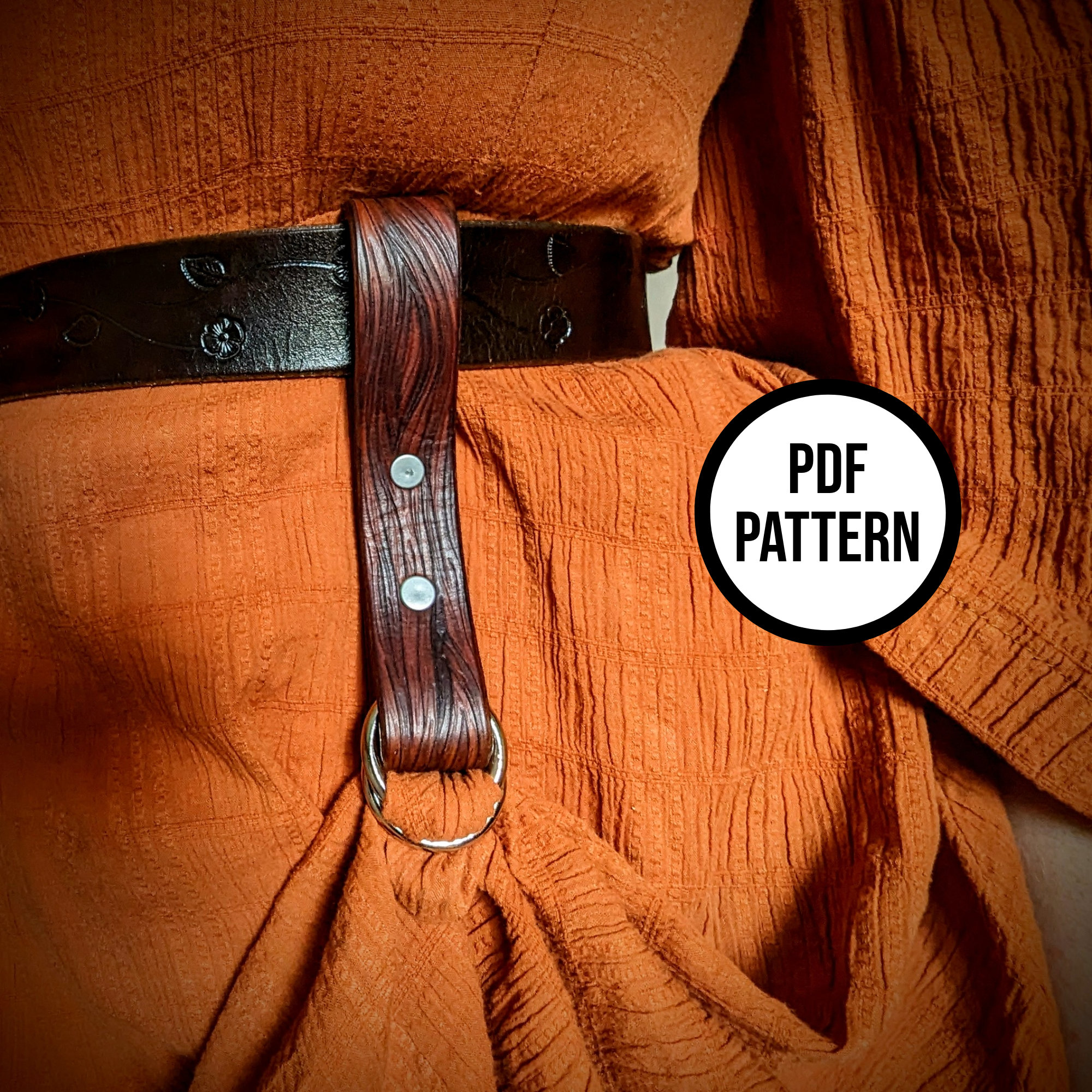 Woodgrain Leather Skirt Hike - PDF Pattern for Leatherwork - Etsy