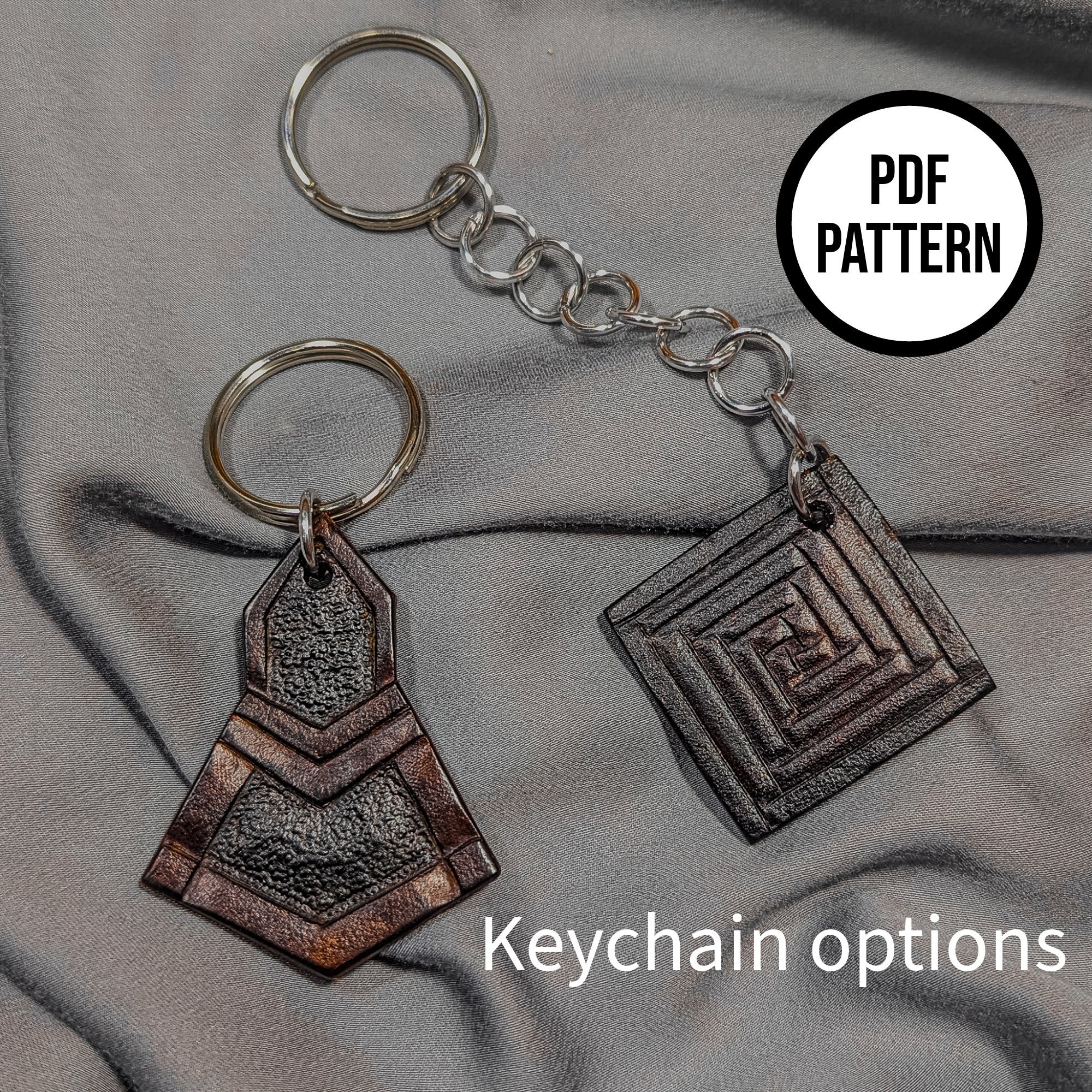 Leather Pendant PDF Pattern Pack - Dwarf Pendants Inspired by the ...