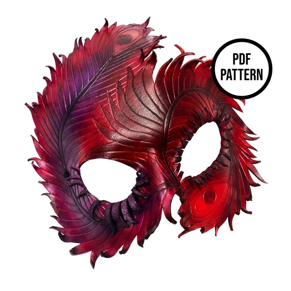Peacock Mask - Etsy