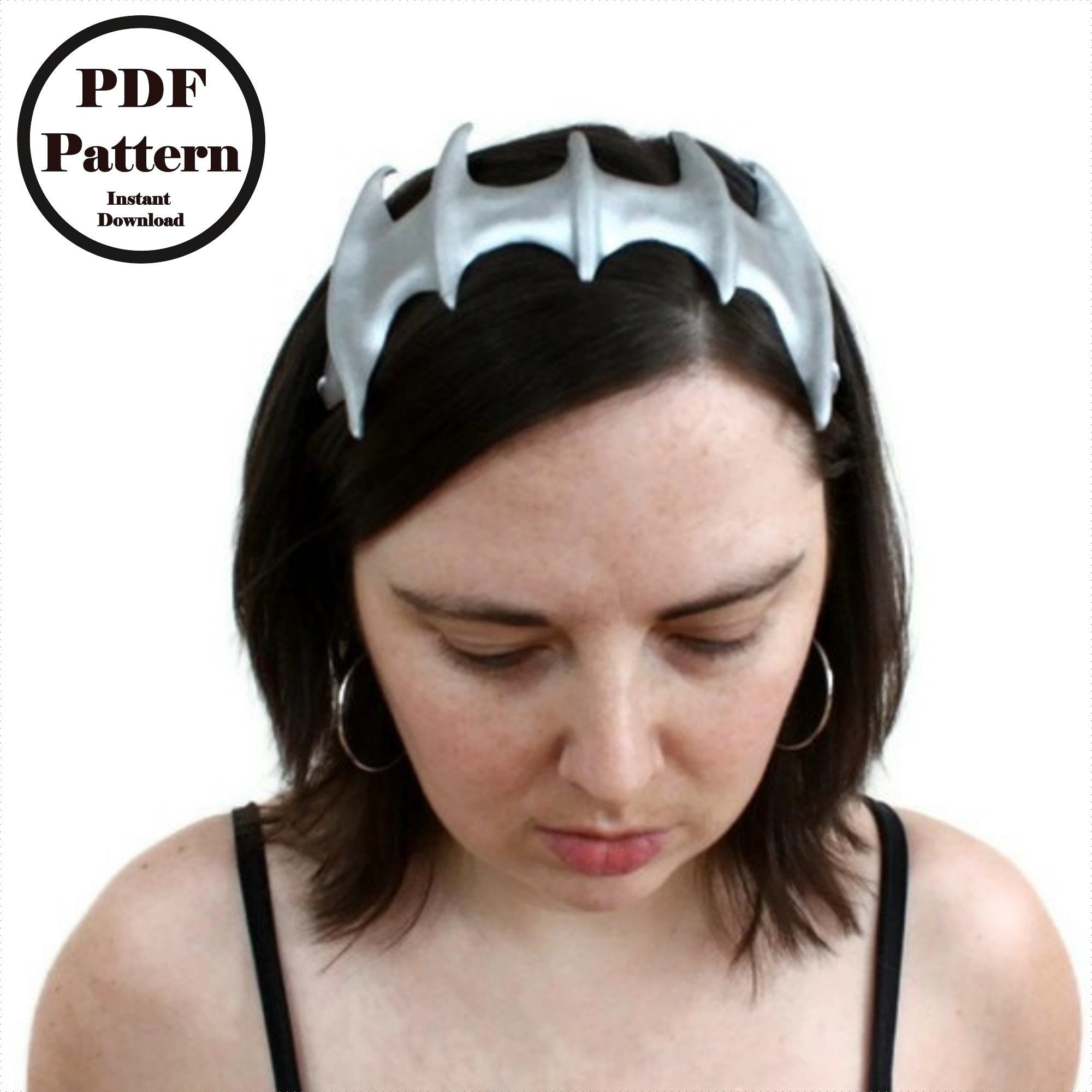 Leather Crown Headpiece PDF Pattern for Leather - Etsy