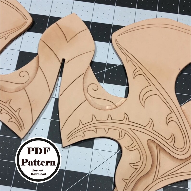 Elven Helm PDF Pattern for EVA Foam & Leather - Etsy