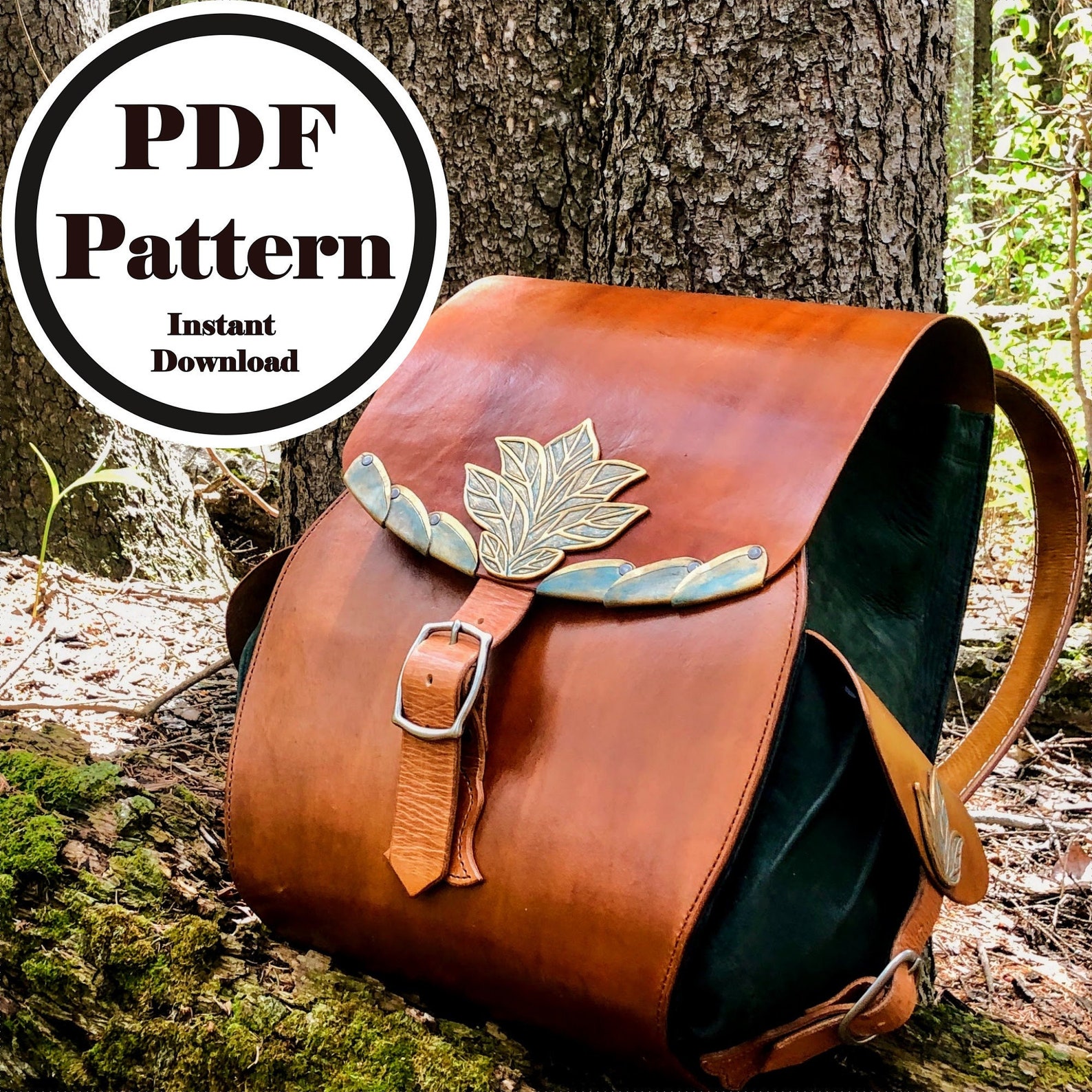 Hobbit Backpack PDF Pattern for Leatherwork - Etsy