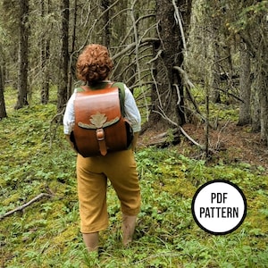 Hobbit Backpack PDF Pattern for Leatherwork - Etsy Australia