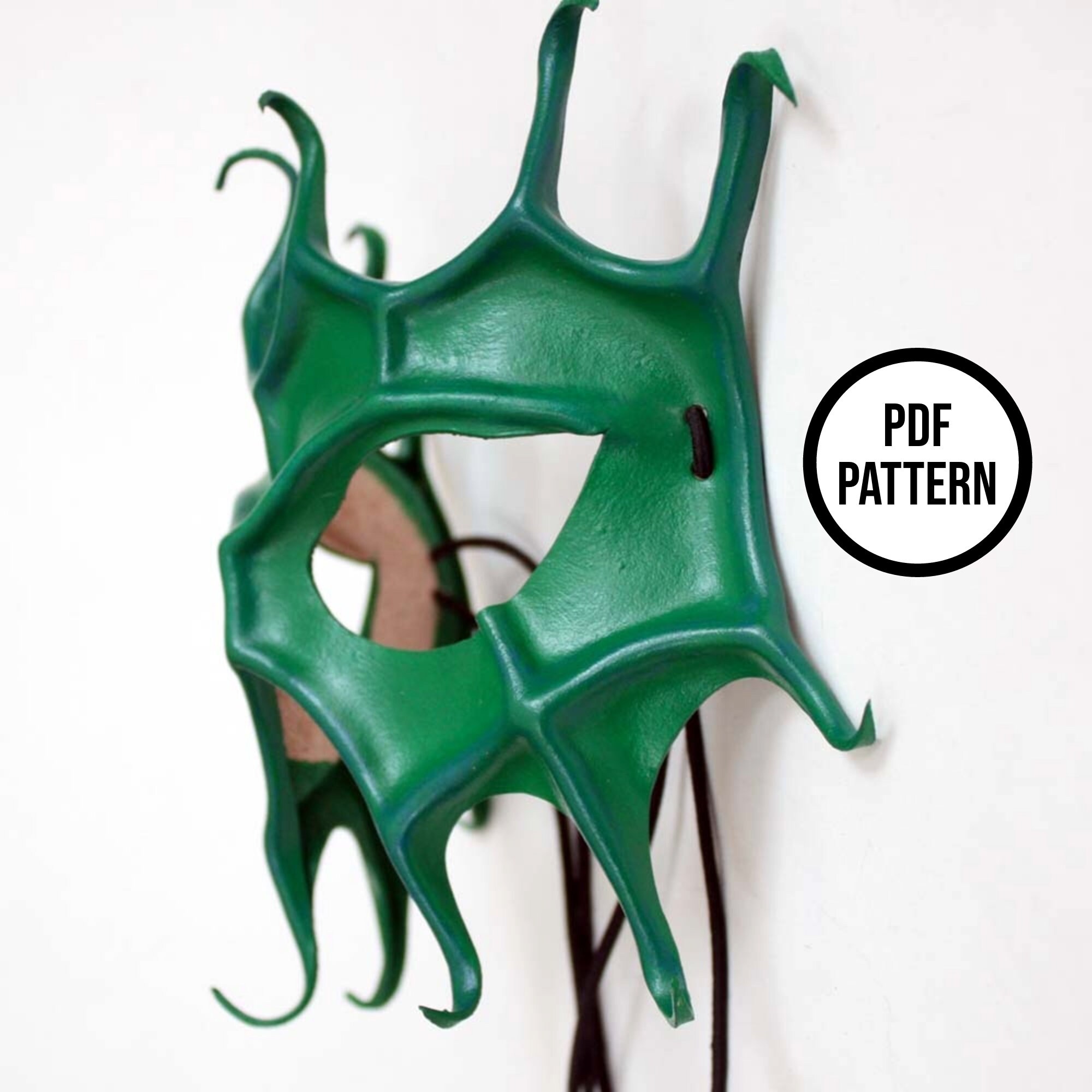 Mask PDF Pattern for Leather - Etsy