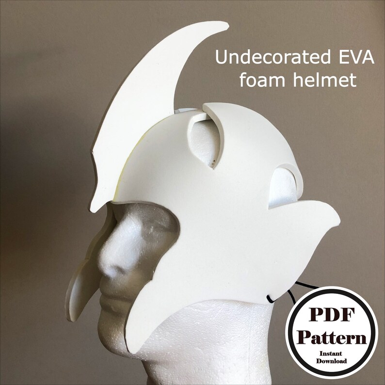 Elven Helm PDF Pattern for EVA Foam & Leather - Etsy