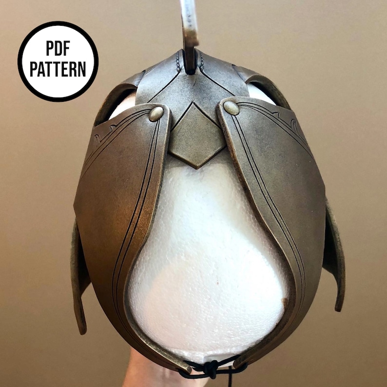 Elven Helm - PDF Pattern for EVA Foam & Leather - Etsy