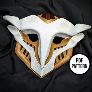 Ekko Mask Pattern From Arcane - PDF Pattern for Leather - Etsy