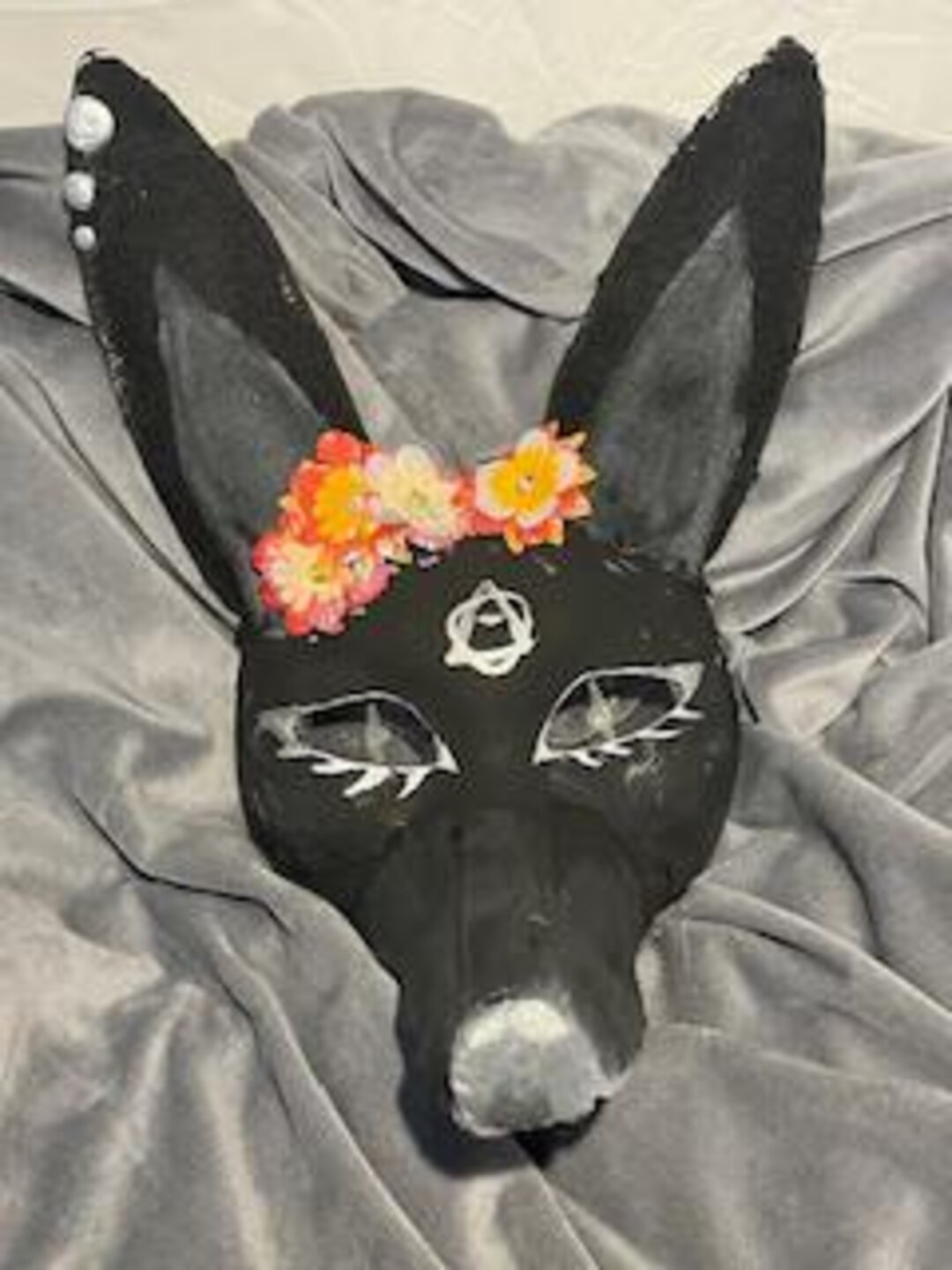Phoenix the Floral Fennec Fox Therian Mask - Etsy