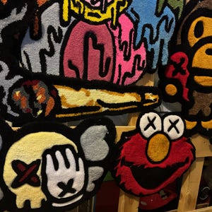 KAWS Elmo Head - Etsy