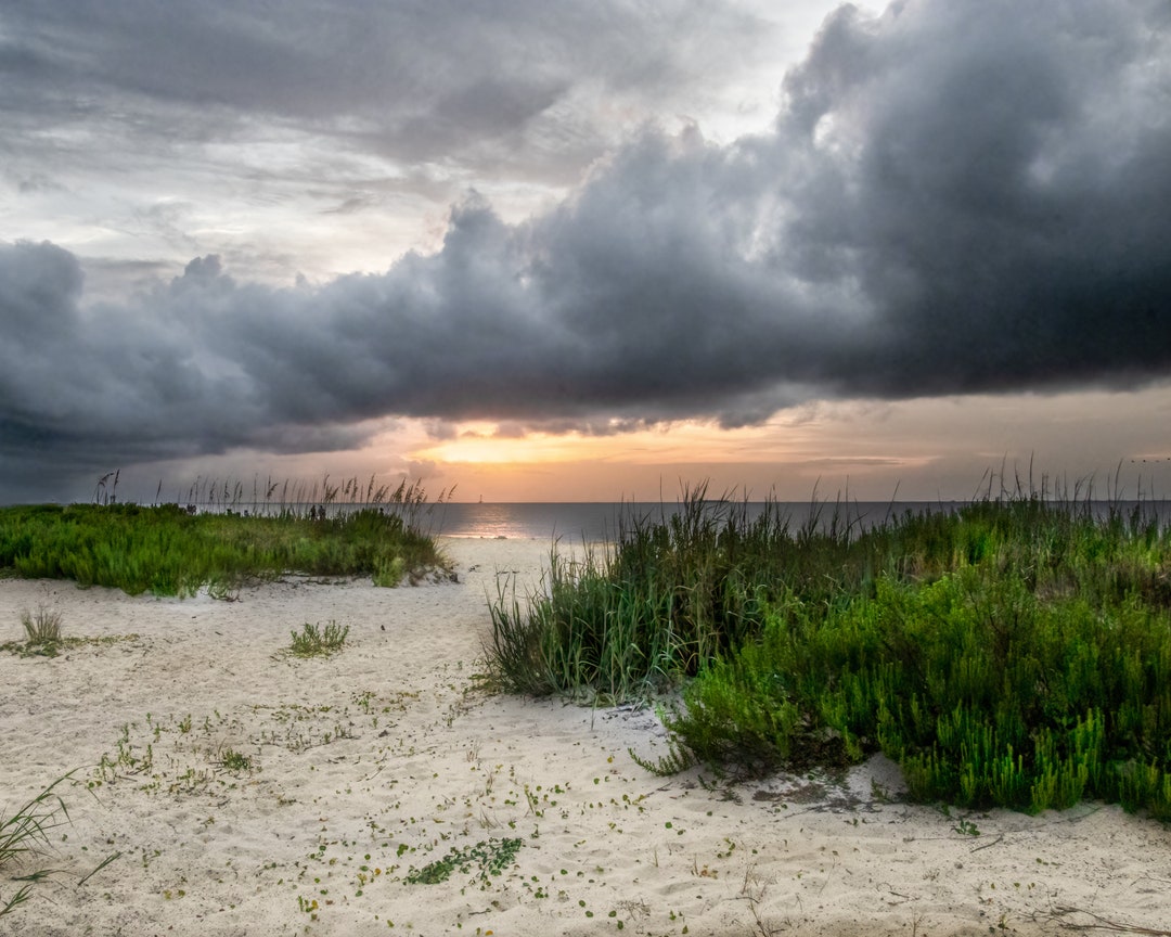 Summer Storm on Dauphin Island, AL Photograph - Etsy